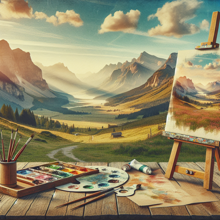 Aprende a pintar paisajes fácilmente: técnicas y consejos - Artículos ...