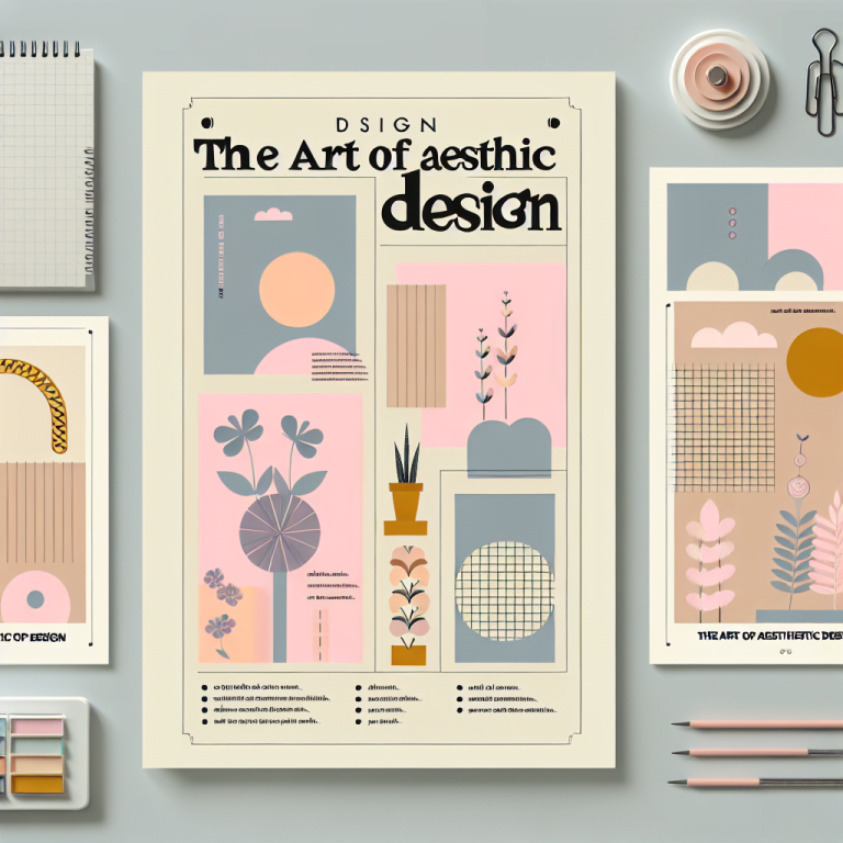 El arte del poster de aesthetic: cómo crear un estilo visual atractivo ...